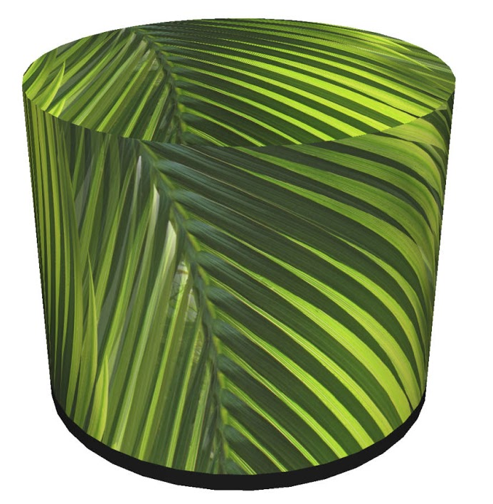 3D pufas Palm PU36 - Minkštieji baldai