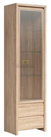 KASPIAN REG1W2S br vitrina - Svetainės baldai