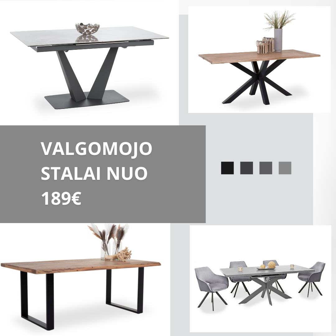 Valgomojo stalai - Virtuvės baldai