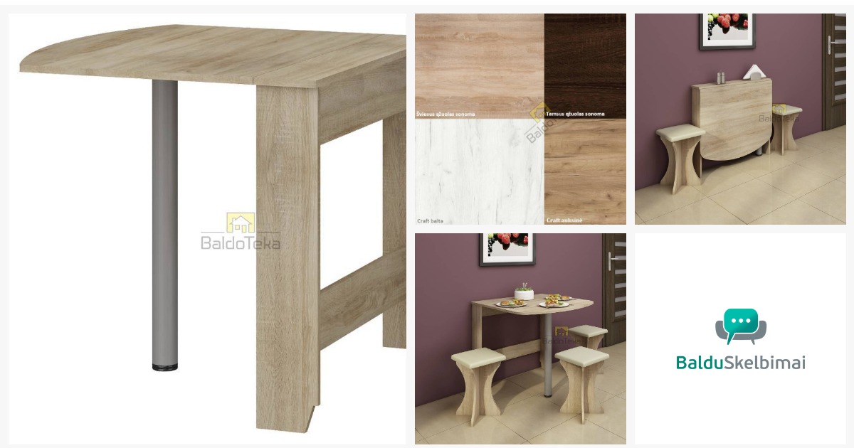 EXPERT 6 mblc stalas - knyga - Virtuvės baldai